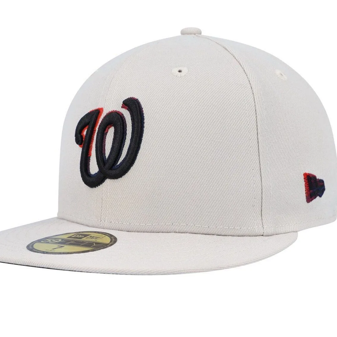 New Era Men's Khaki Washington Nationals Stone Dim Undervisor 59FIFTY ...